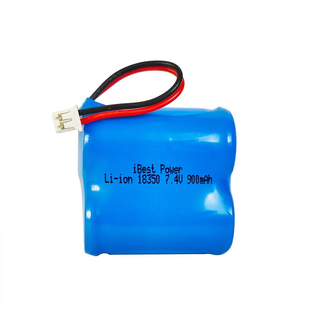 Lithium Ion Battery Pack ICR18350-2S1P 7.4V 900mAh | iBest Power